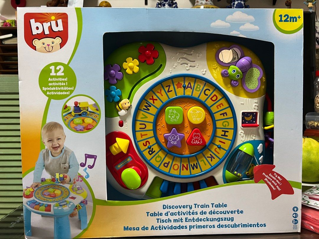 Bru discovery train table, Babies & Kids, Infant Playtime on Carousell