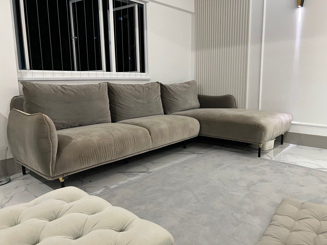 Carlo Hofmann L shape sofa, Furniture & Home Living, Furniture, Sofas ...