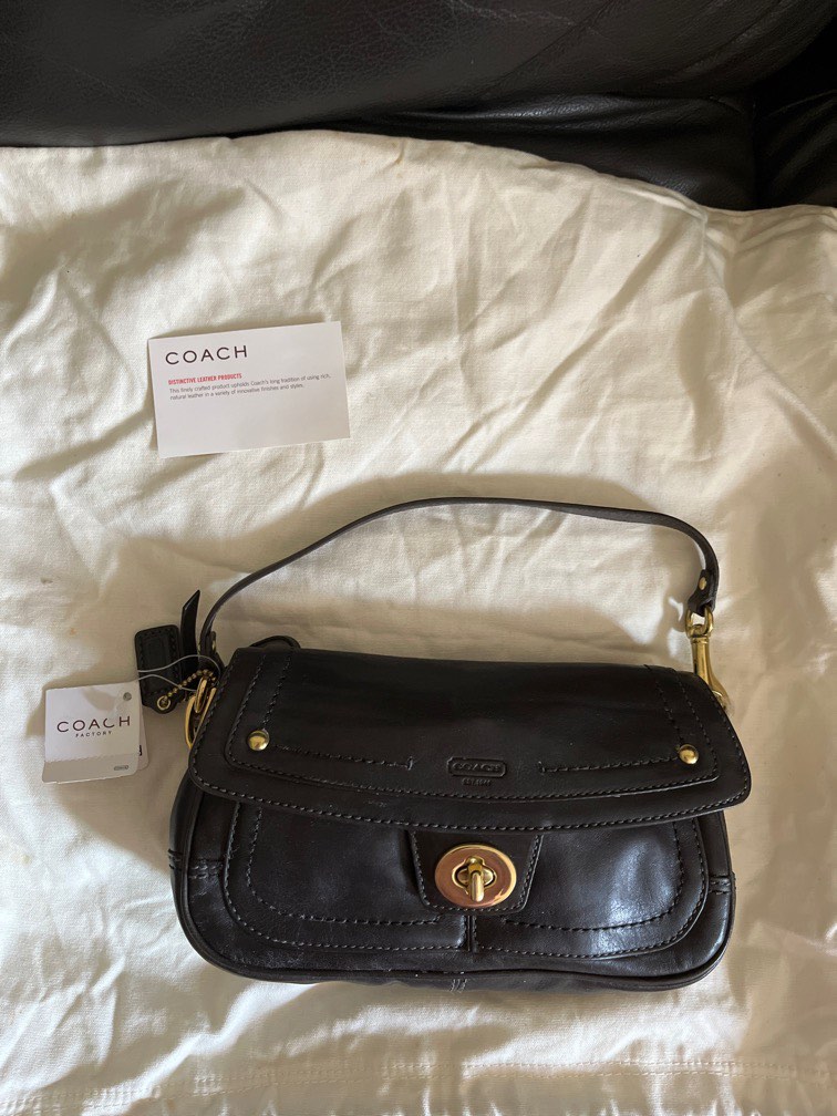 Coach Bag authentic and real leather, Women's Fashion, Bags & Wallets ...