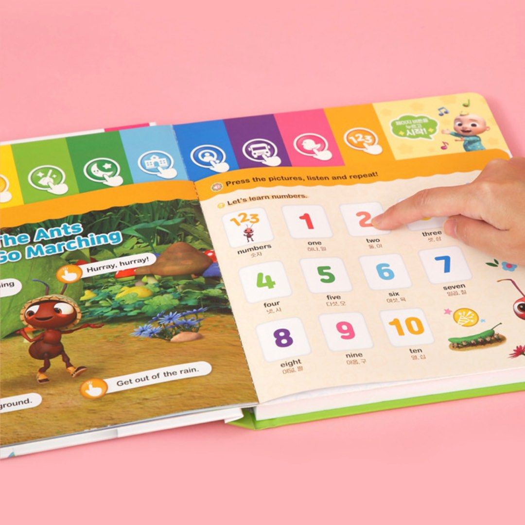 Cocomelon sound touch book, 興趣及遊戲, 玩具 & 遊戲類 - Carousell