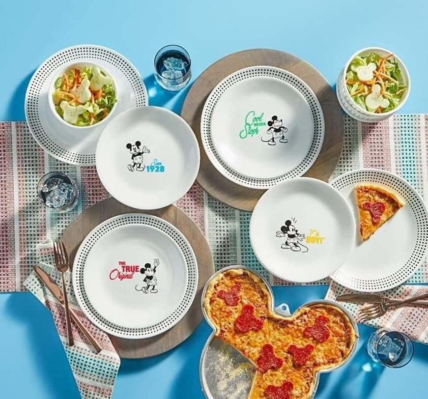 Corelle Disney Collection, Mickey 16pcs, Furniture & Home Living ...