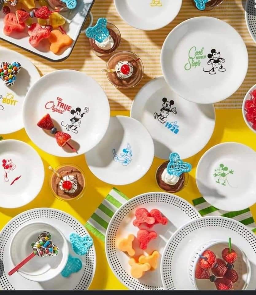 Corelle Disney Collection, Mickey 16pcs, Furniture & Home Living ...