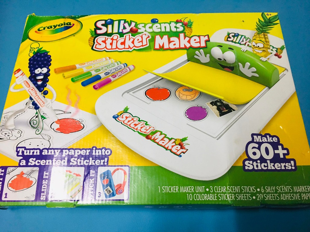 Crayola Silly Scents Sticker Maker - Makes 60+ Scented Stickers on ...