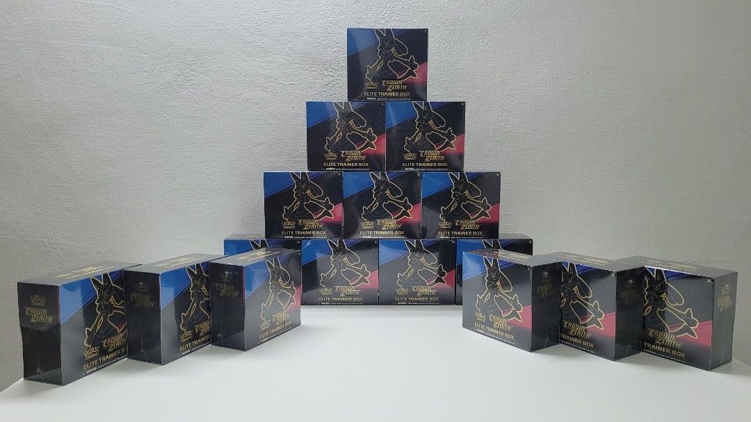 Crown Zenith Elite Trainer Box Crown Zenith ETB, not Scarlet Violet ...