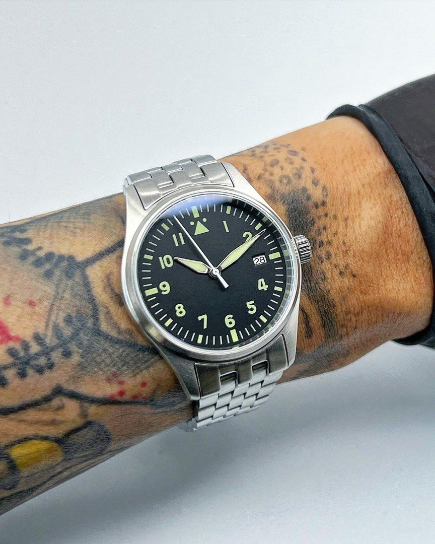Custom Seiko Mod Sterile IWC Big Pilot in 39mm, Men's Fashion, Watches ...