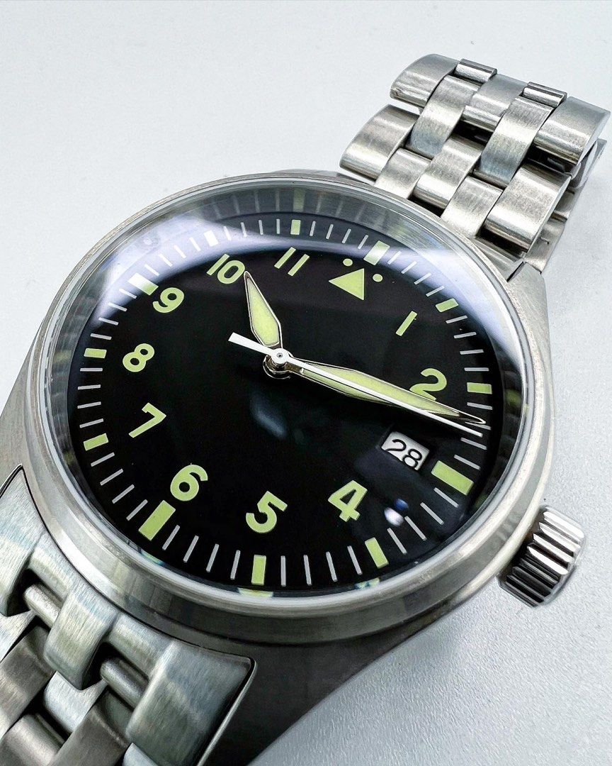 Custom Seiko Mod Sterile IWC Big Pilot in 39mm, Men's Fashion, Watches ...