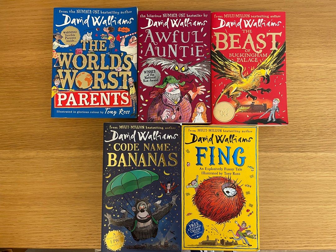 David Walliams - FING, CODE NAME BANANAS, AWFUL AUNTIE, THE WORLDS ...