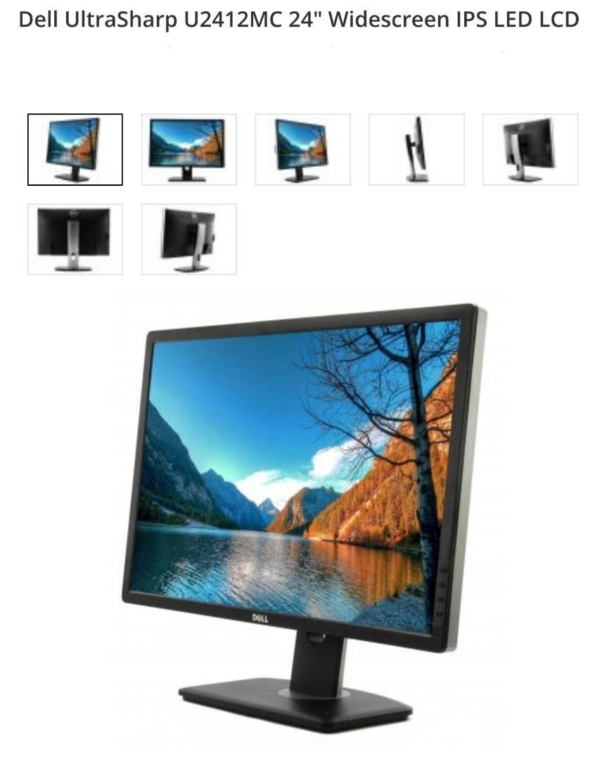 Dell UltraSharp U2412MC 24" Widescreen IPS LED LCD Monitor, Computers ...