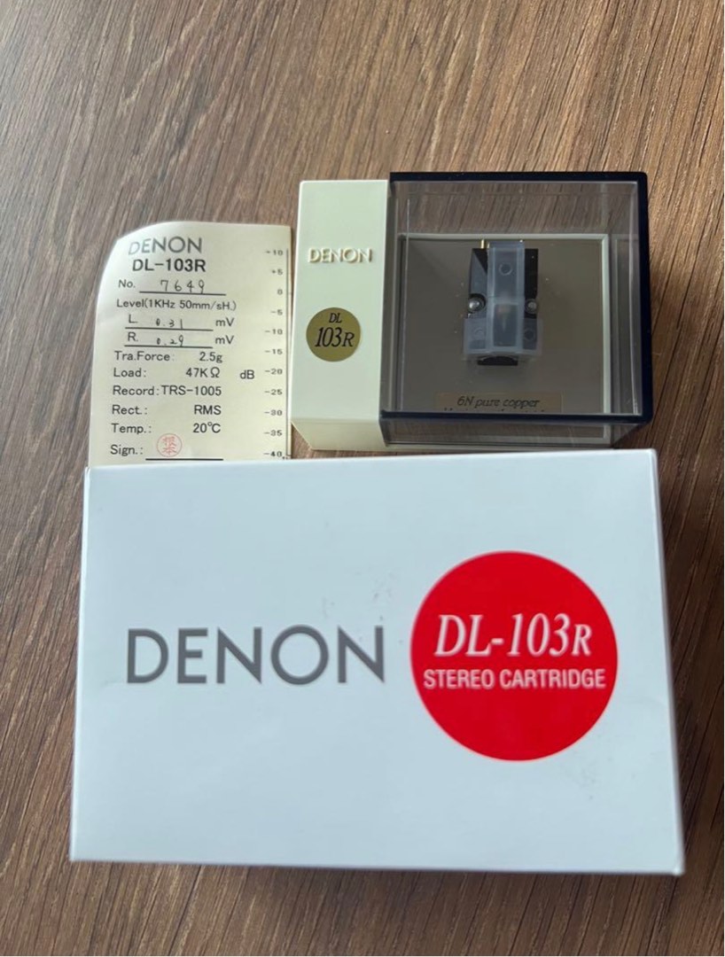 Denon DL-103R cartridge, Audio, Other Audio Equipment on Carousell
