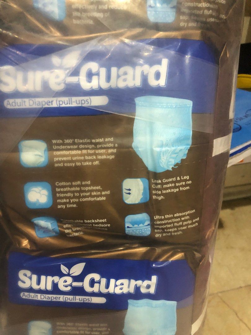 Diaper pull ups sureguard, Health & Nutrition, Medical Supplies & Tools ...