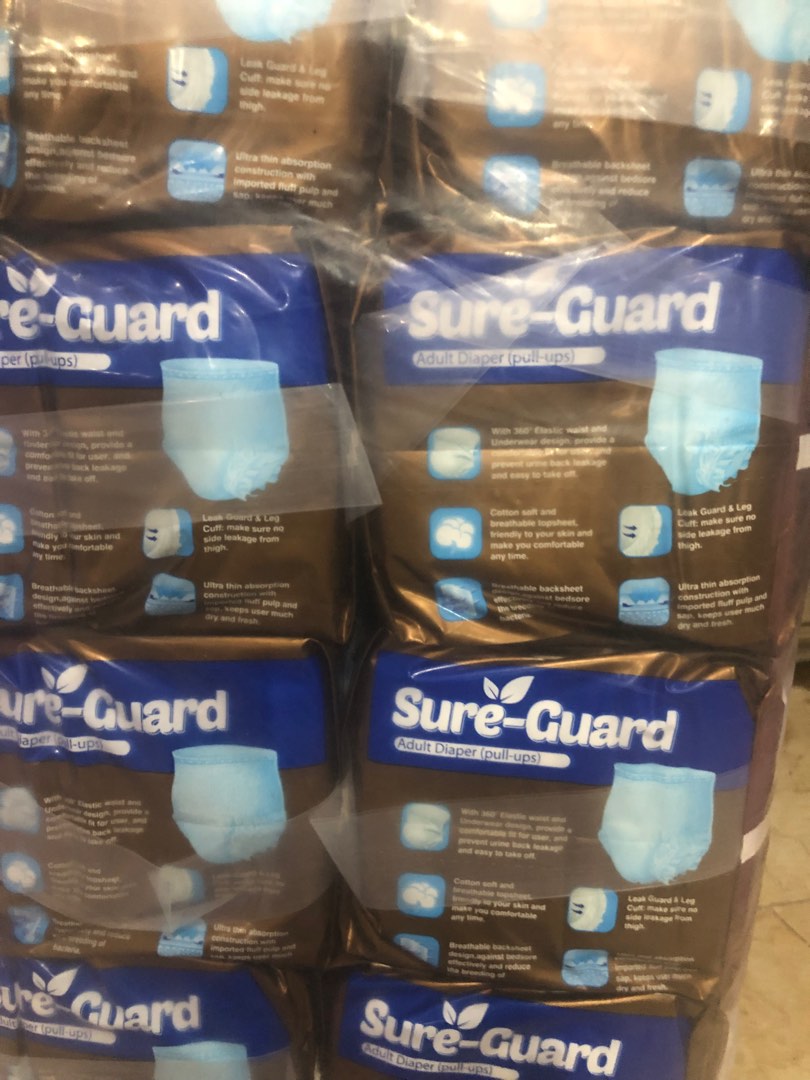 Diaper pull ups sureguard, Health & Nutrition, Medical Supplies & Tools ...