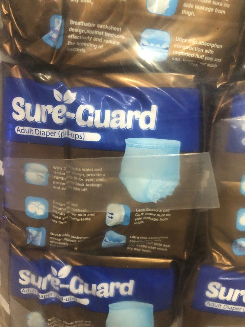 Diaper pull ups sureguard, Health & Nutrition, Medical Supplies & Tools ...