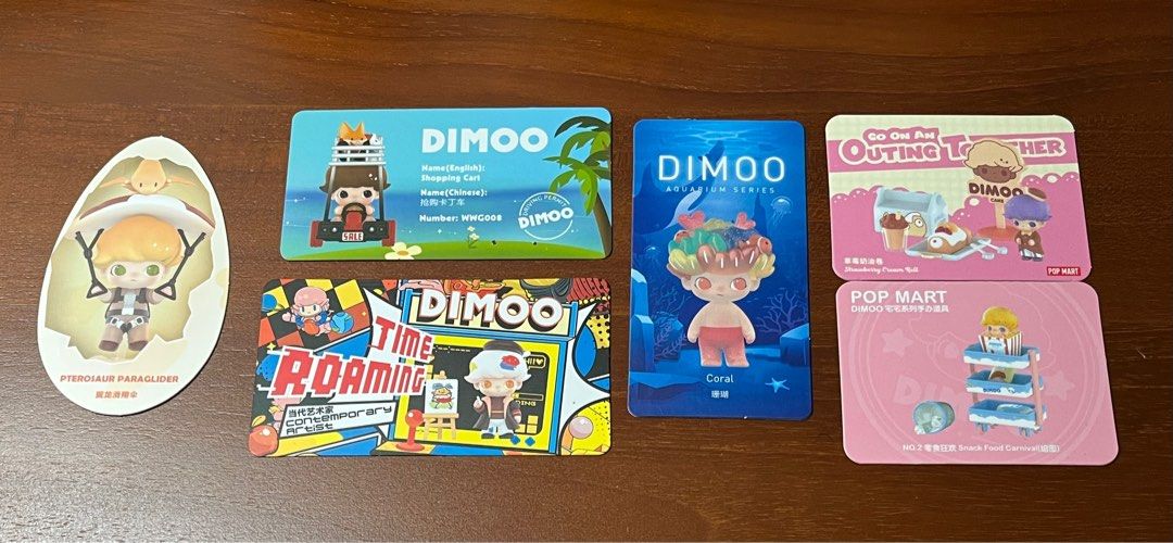 Dimoo Popmart mix/thrift : Dimoo Jurassic World / Dimoo Where We Go ...
