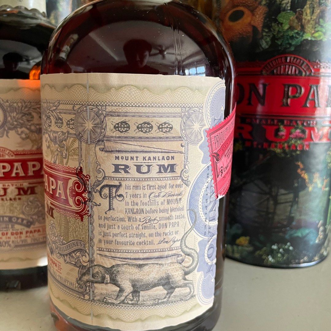 Don Papa Rum Philippines 7 years 700ml, Food & Drinks, Alcoholic ...