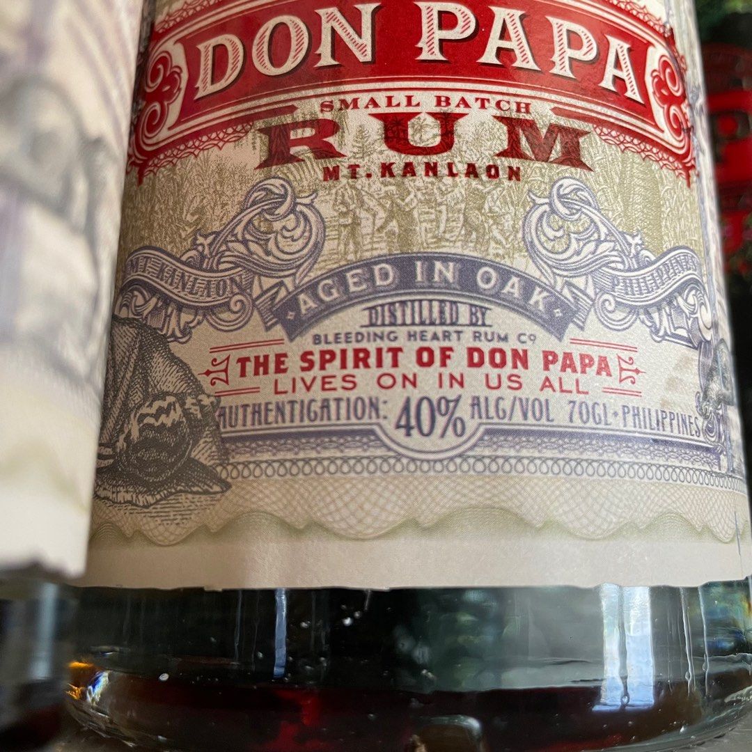 Don Papa Rum Philippines 7 years 700ml, Food & Drinks, Alcoholic ...