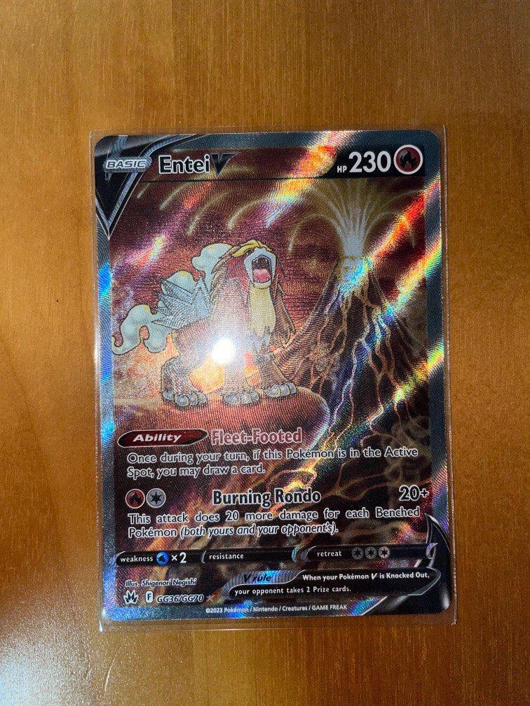 Entei V Alternate Art, Hobbies & Toys, Toys & Games on Carousell