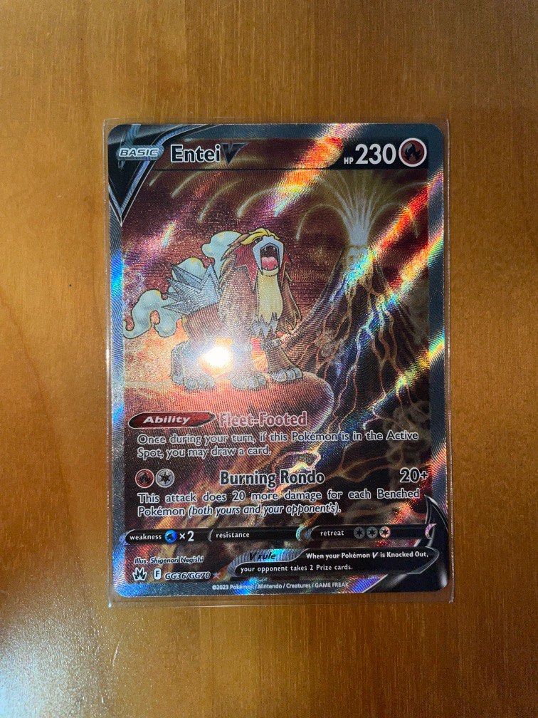 Entei V Alternate Art, Hobbies & Toys, Toys & Games on Carousell