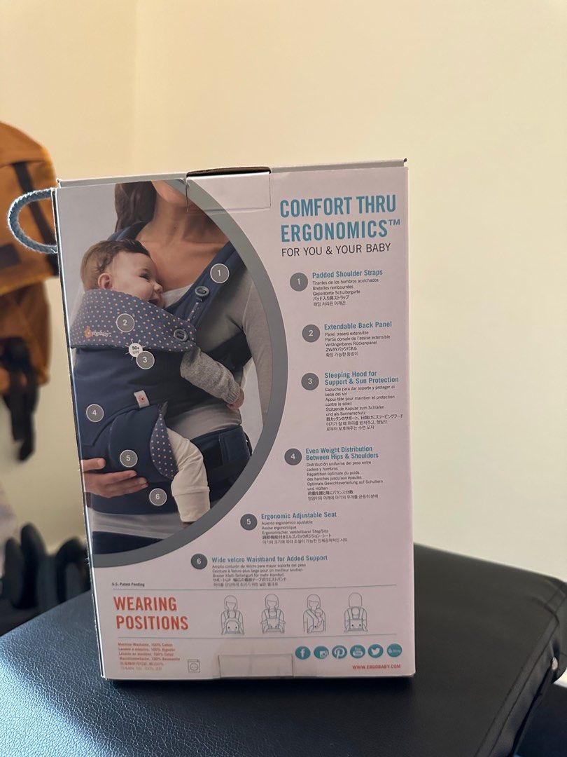 Ergo baby 360 carrier, Babies & Kids, Going Out, Carriers & Slings on ...