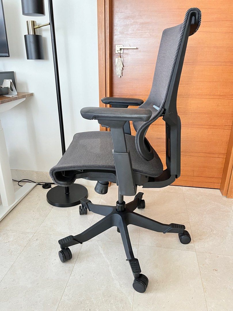 ErgoTune Classic Black Office Chair, Furniture & Home Living, Furniture ...