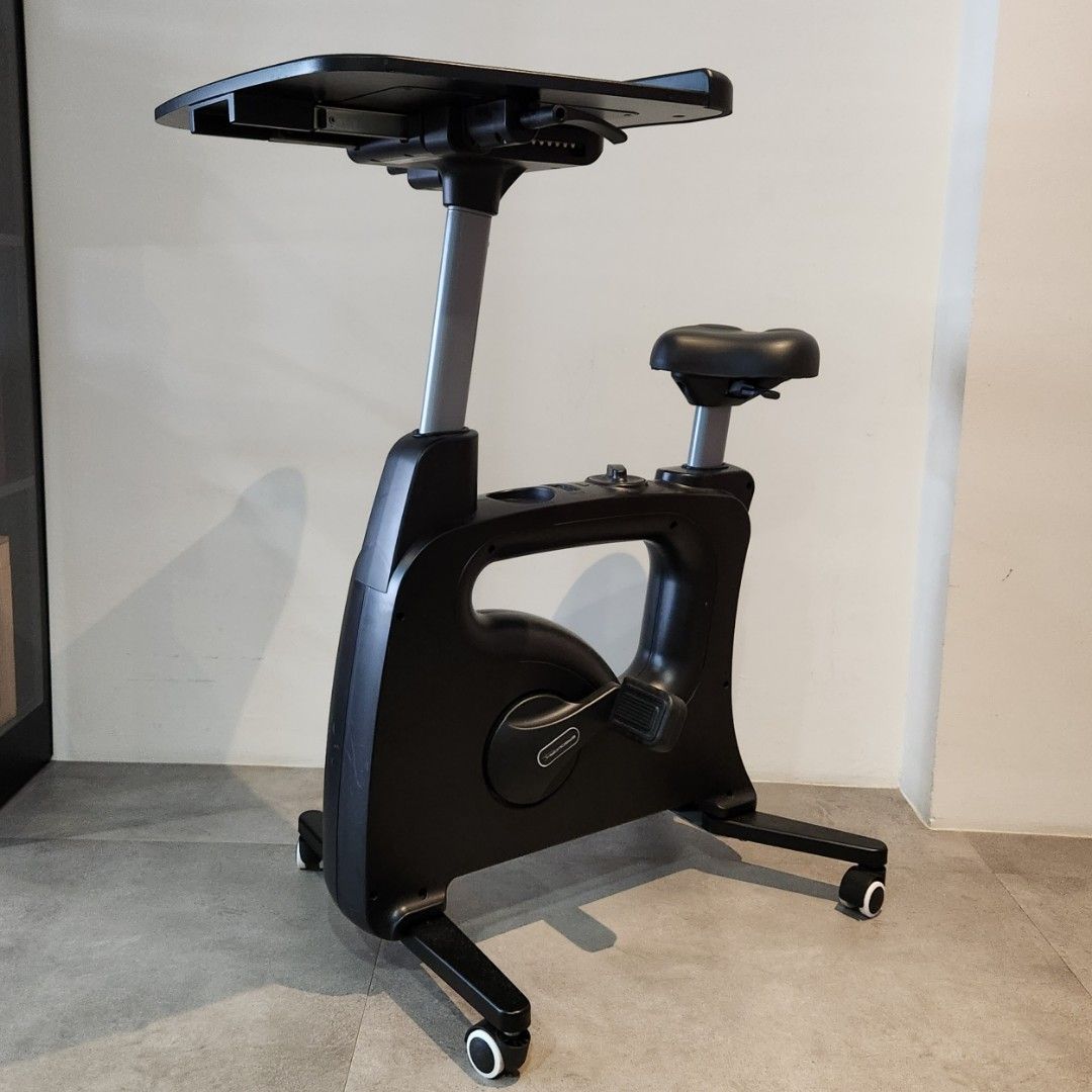 Ergoworks Desk Bike (Black), Sports Equipment, Exercise & Fitness ...