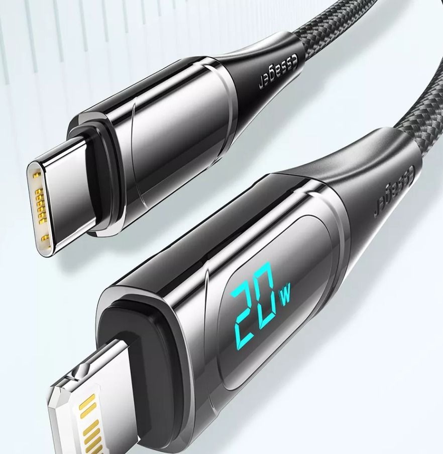 Essager PD 20W Type-C to Lightning Cable LED Display Fast Charging ...