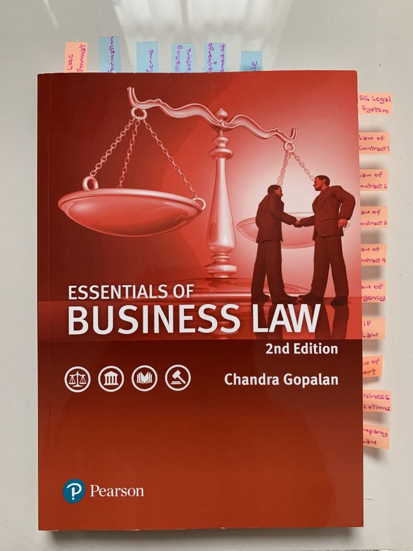 Essential of Business Law 2nd Edition Textbook, Hobbies & Toys, Books ...
