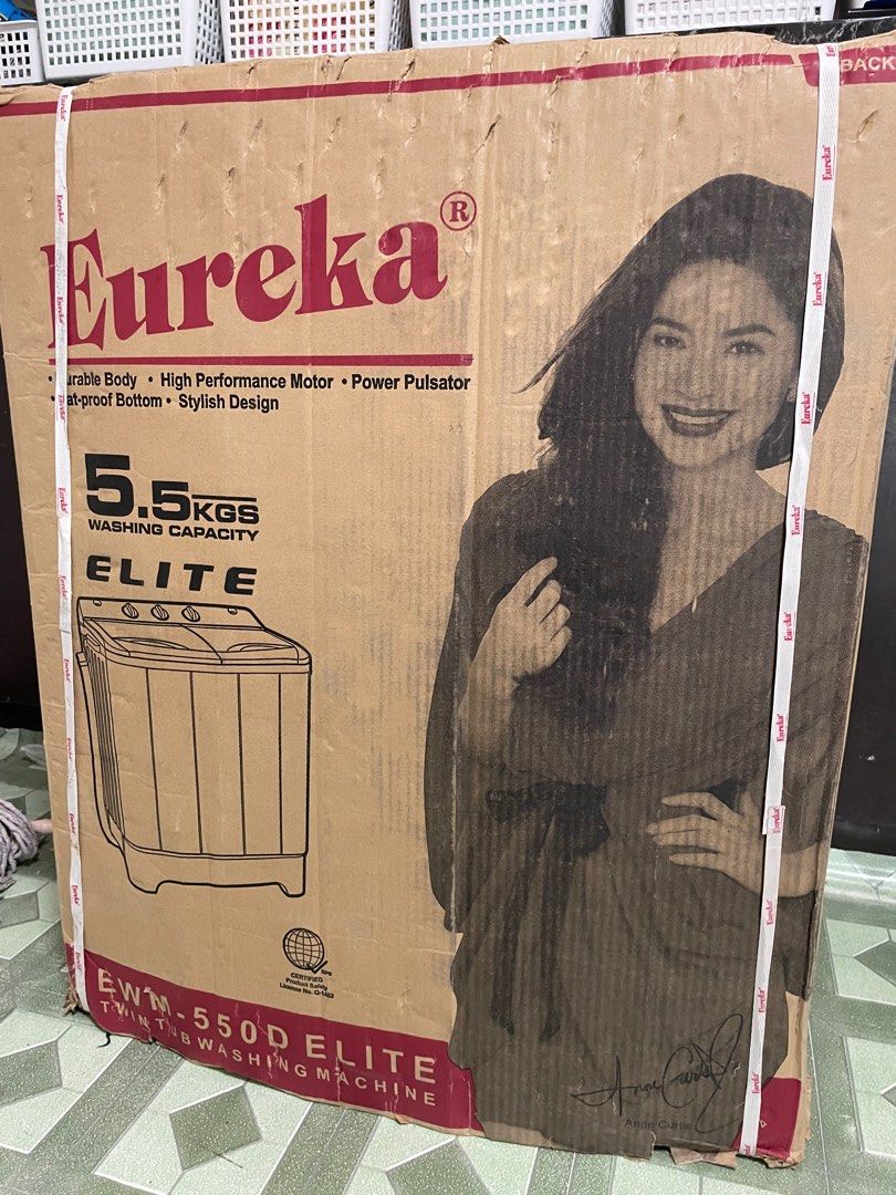 EUREKA 5.5 KG Washing Machine with Spinner, TV & Home Appliances ...