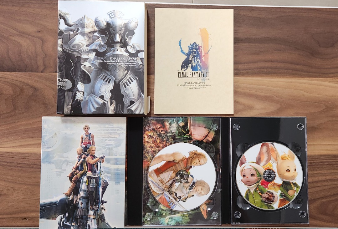 FINAL FANTASY XII ORIGINAL SOUNDTRACK LIMITED EDITION JAPAN, 興趣及遊戲, 音樂 ...