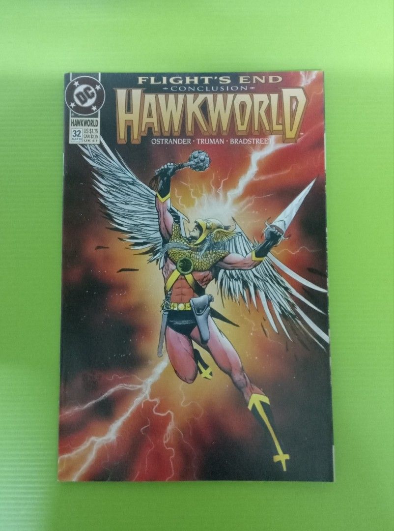 Final Issue ! Hawkworld #3 ( Tim Truman - Cover Art ) DC Comics ...
