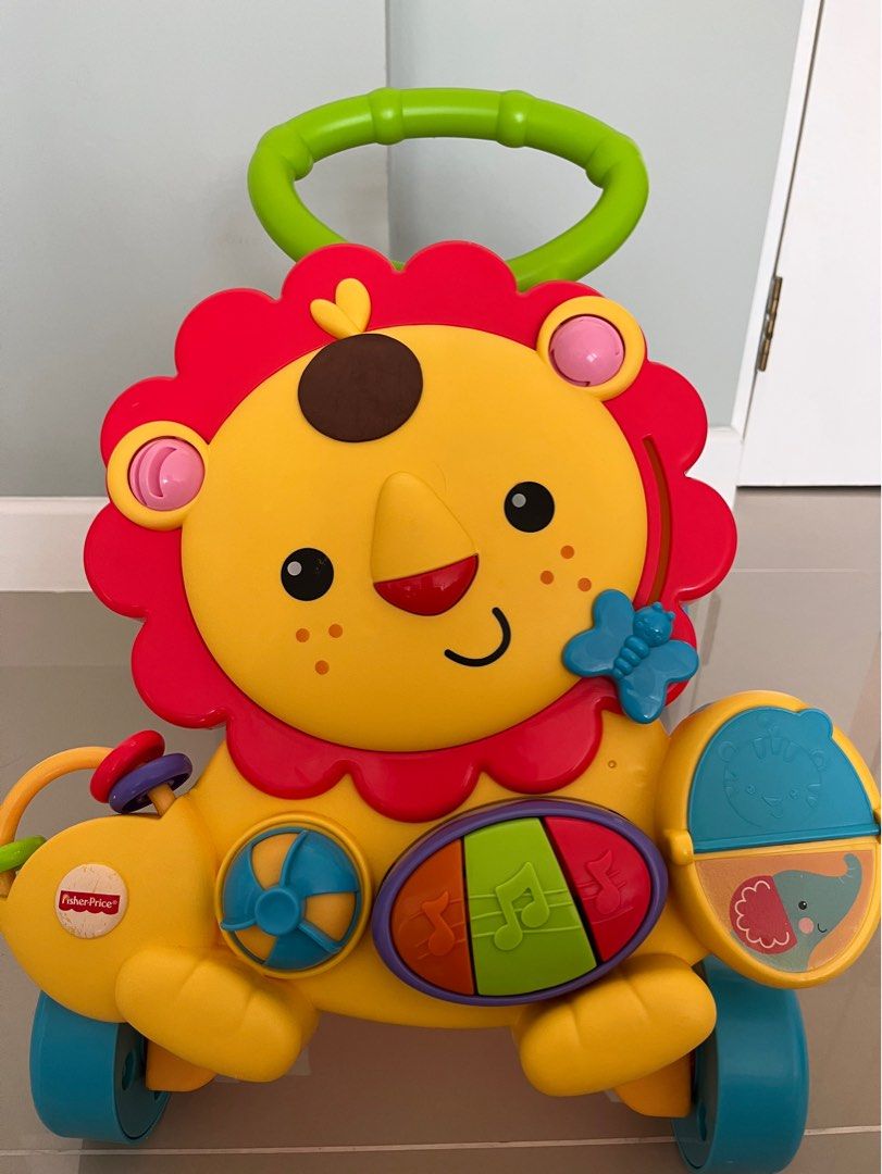 Fisher-Price Musical Lion Walker, Babies & Kids, Infant Playtime on ...