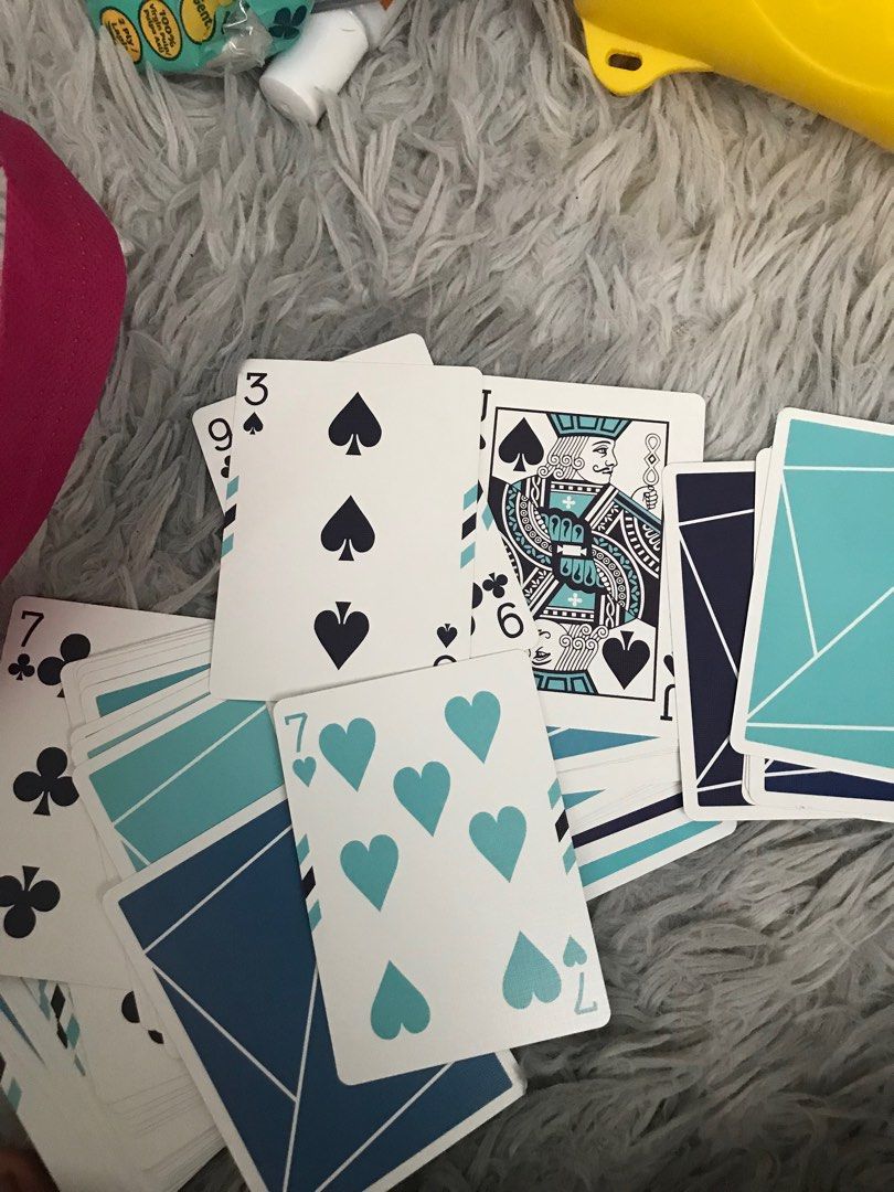 Flexible Gradient Blue Playing Card by TCC, Hobbies & Toys, Toys ...