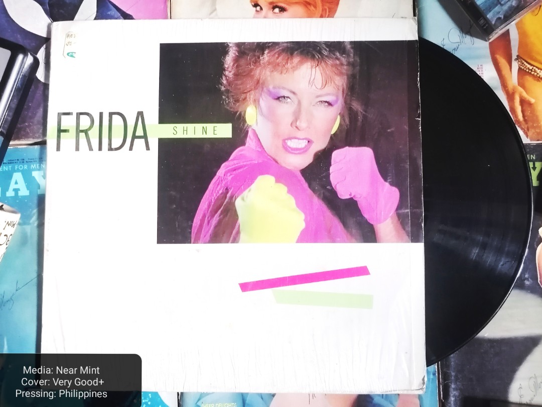 Frida Shine Vinyl Record Original Vinyl Records Vintage Vinyls Plaka LP Vintage Vinyl LPs Frida ...