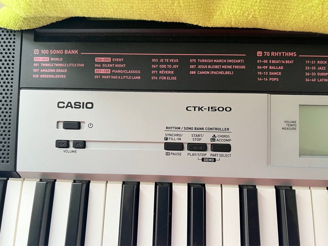 Full set Casio Keyboard CTK - 1500 for Sale!, Everything Else on Carousell