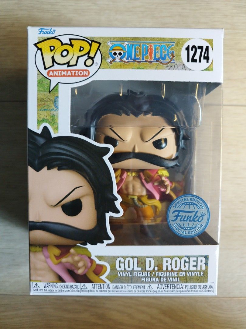 Funko Pop - Animation One Piece Gol D. Roger, Hobbies & Toys, Toys ...