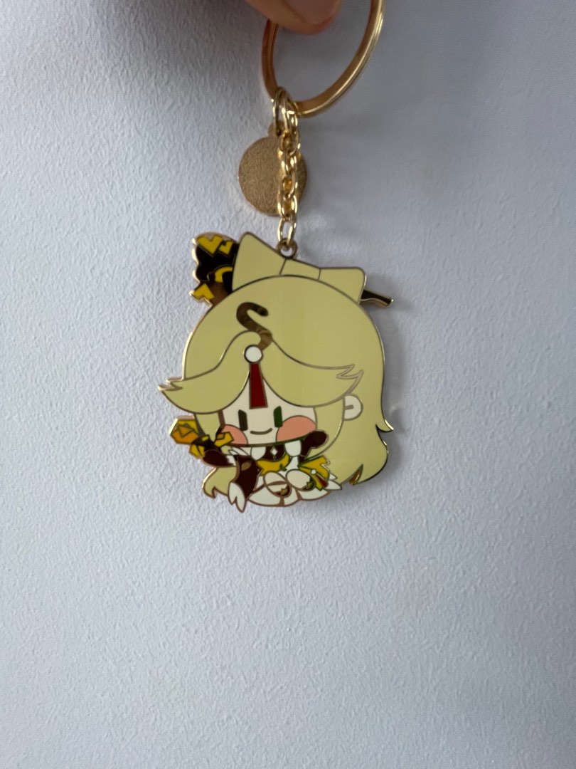 genshin impact official ningguang character keychain merchandise ...