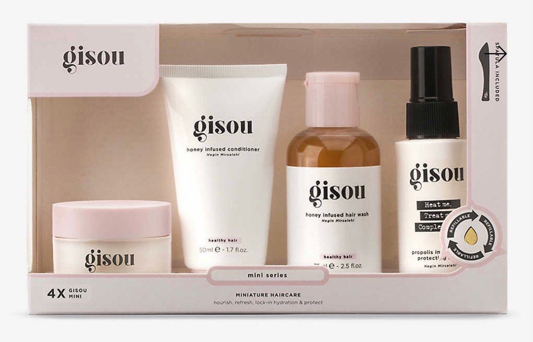 Gisou Mini Series - Gisou Honey Infused Hair Mask 25ml, Honey Infused ...