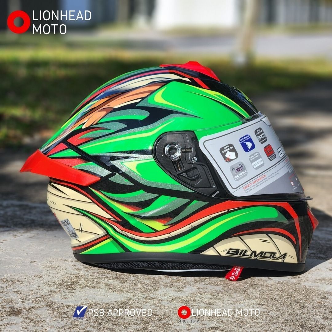 GOKU DRAGON BALL Z BILMOLA HELMET PSB APPROVED FREE DELIVERY ...