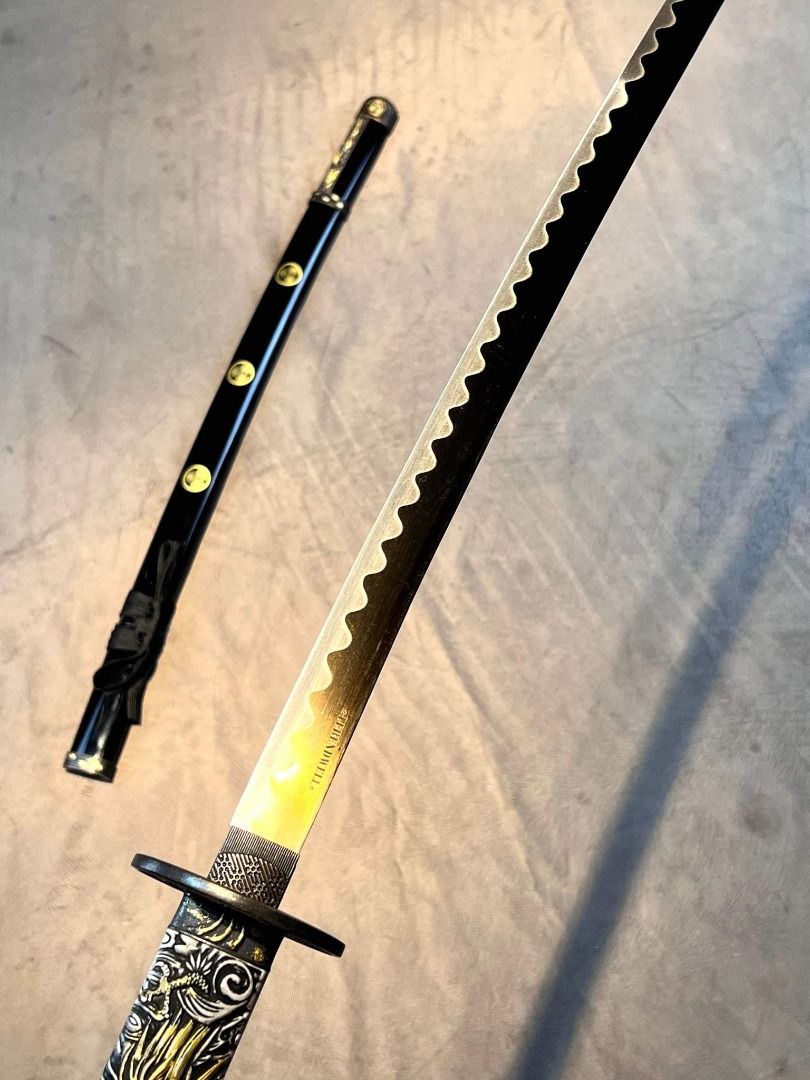 Golden Dragon Japanese Katana, Blunted, Hobbies & Toys, Memorabilia ...