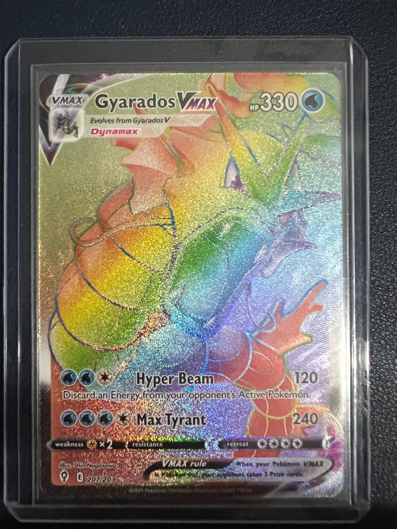 Gyarados Vmax 207/203, Hobbies & Toys, Toys & Games on Carousell
