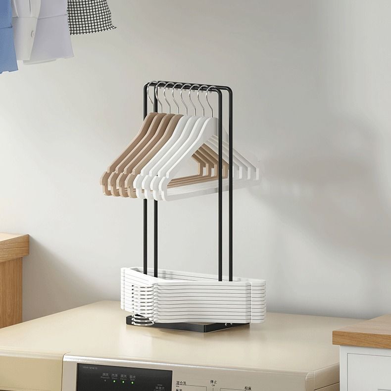 Hanger Storage Organizer Hanger Stacker Rack for Laundry Closet Hanger ...