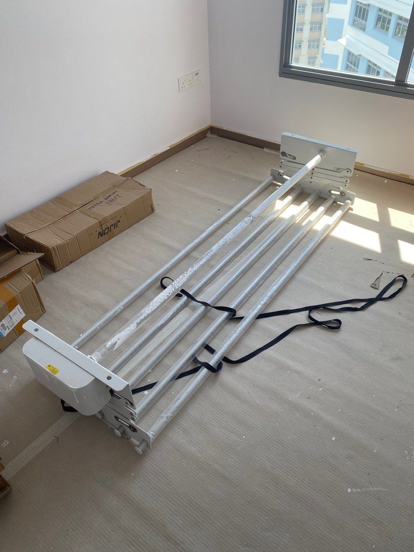 HDB laundry rack, Furniture & Home Living, Home Improvement ...