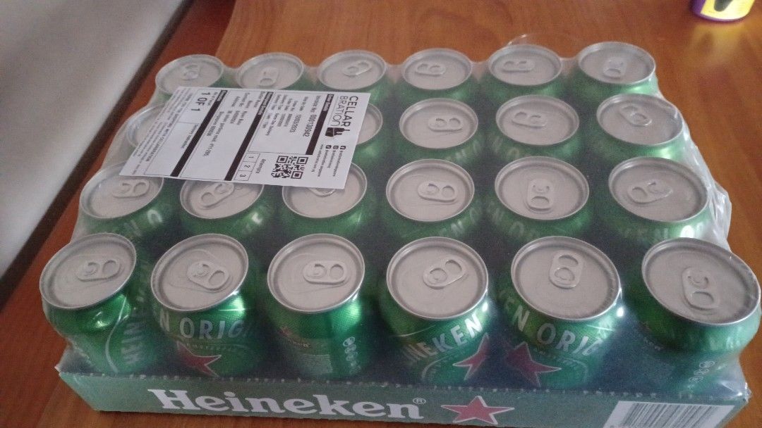 Heineken carton 24 cans .must go fast..., Food & Drinks, Alcoholic ...