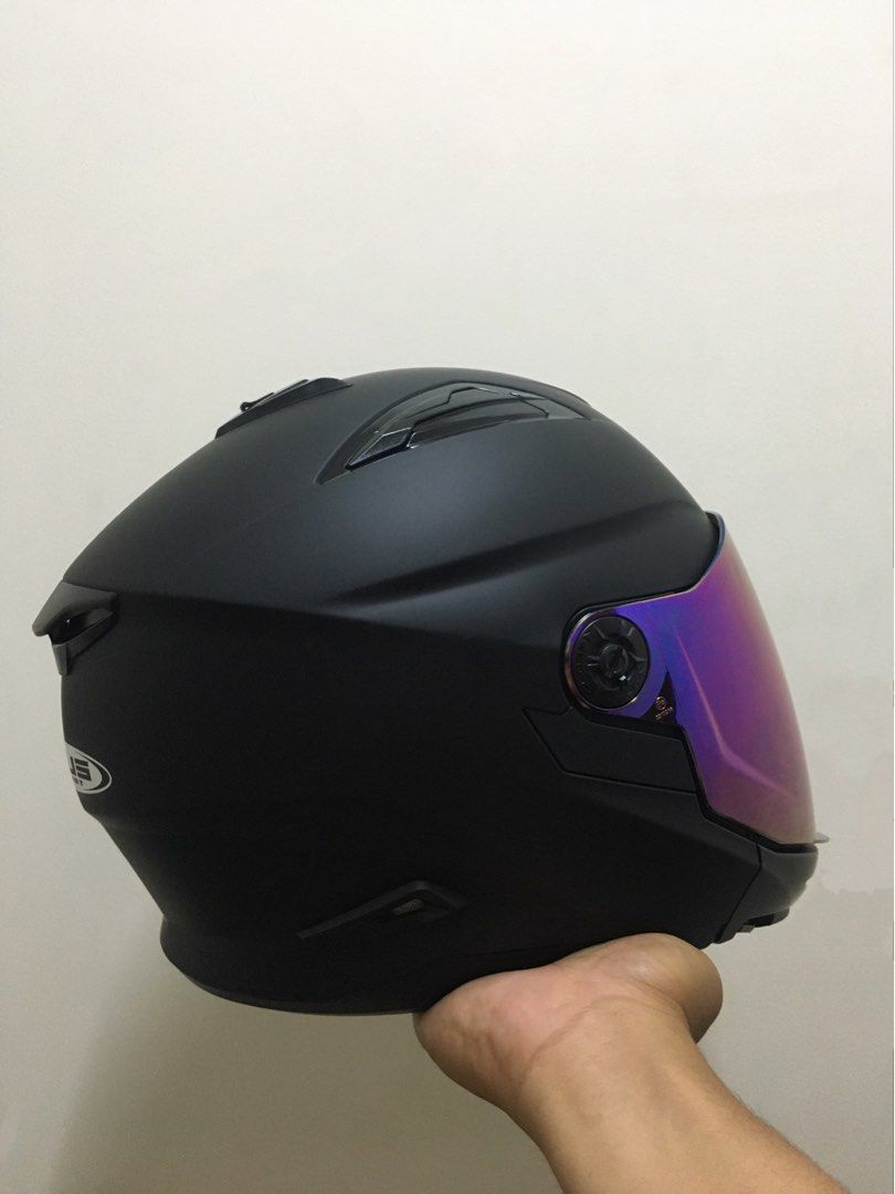 Helmet ZEUS ZS-613 MATTE BLACK, Motorbikes on Carousell
