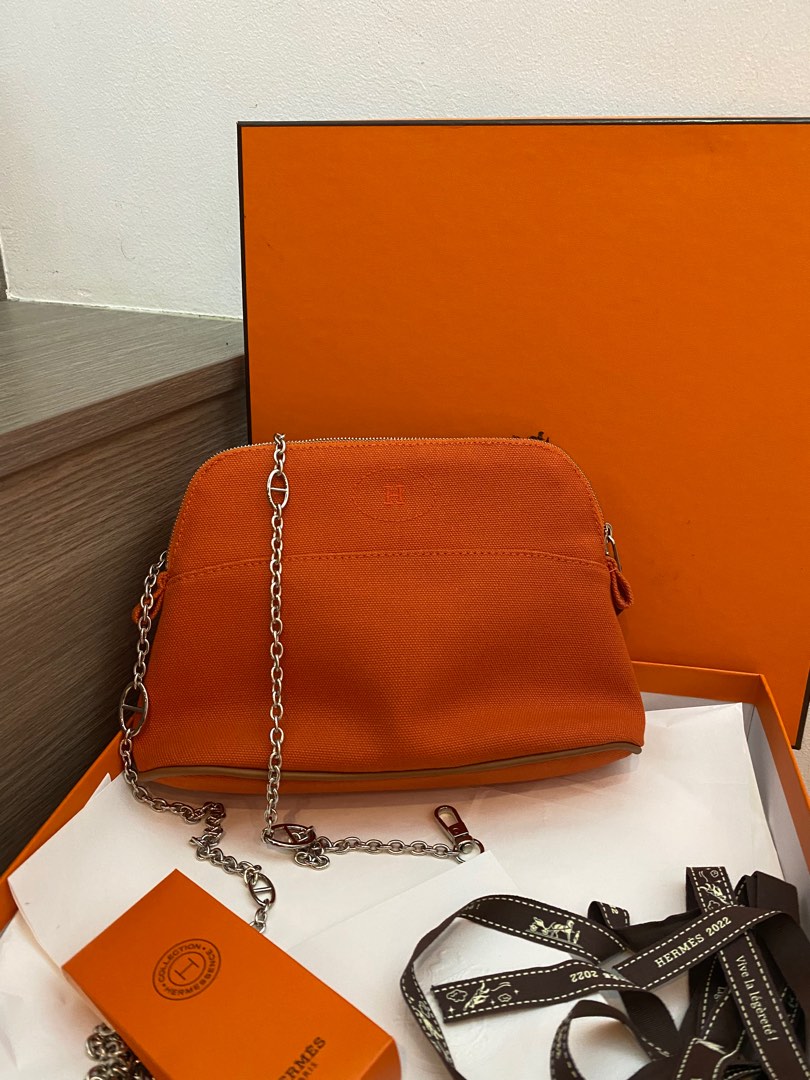 Hermes Bolide pouch, Luxury, Bags & Wallets on Carousell