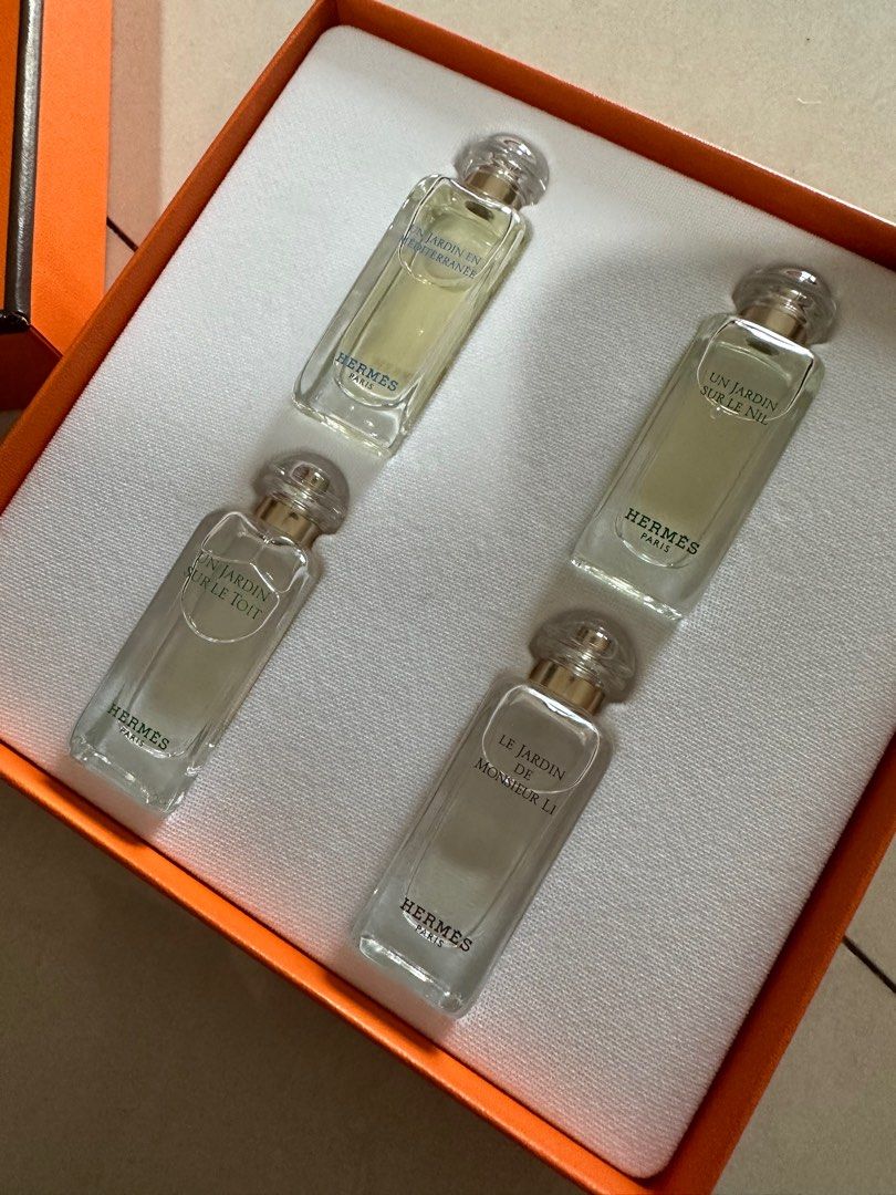 HERMES MINIATURE PERFUME SET, Beauty & Personal Care, Fragrance ...