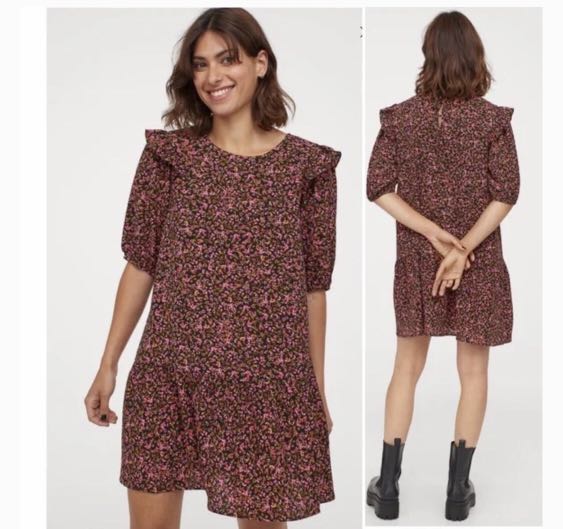 H&M floral mini dress, Women's Fashion, Dresses & Sets, Dresses on ...