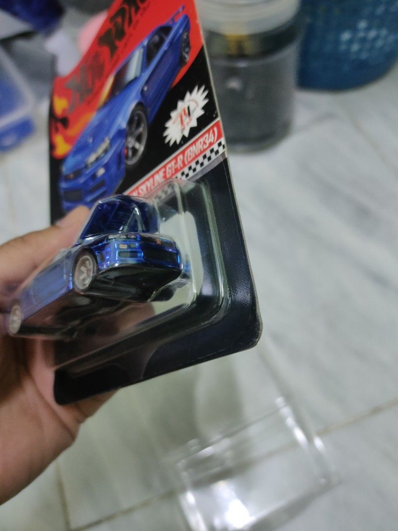 Hotwheels RLC Blue Nissan Skyline R34, Hobbies & Toys, Toys & Games on ...