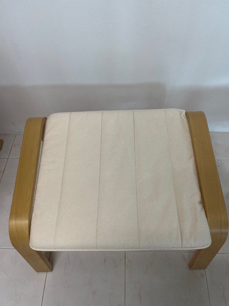IKEA Chair and leg rest, Furniture & Home Living, Furniture, Chairs on ...