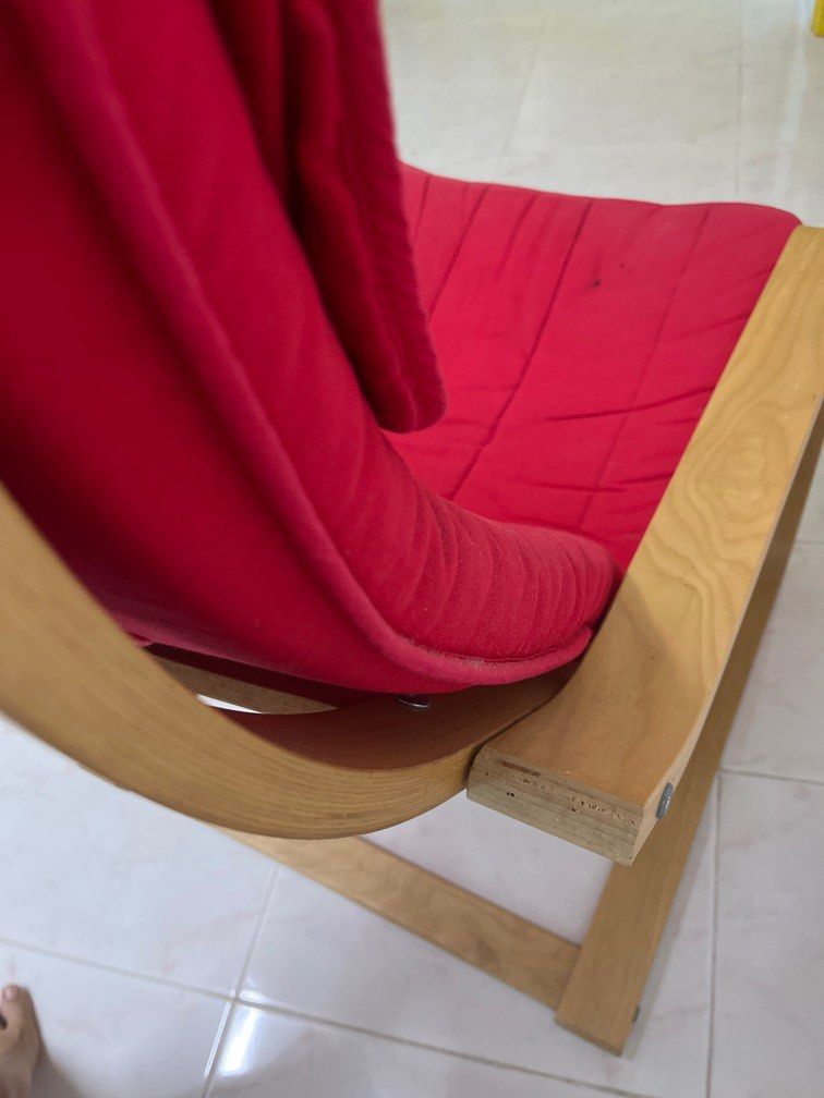 IKEA Chair and leg rest, Furniture & Home Living, Furniture, Chairs on ...