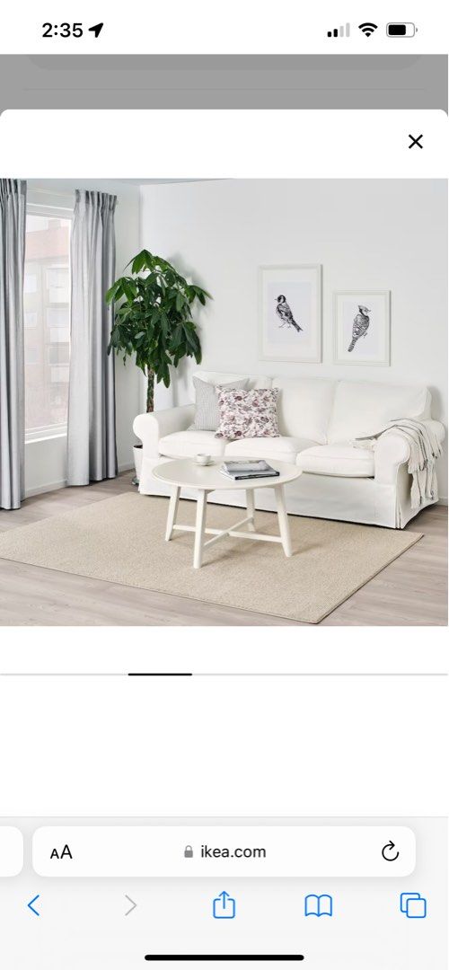 Ikea sporup rug, Furniture & Home Living, Home Decor, Carpets, Mats ...